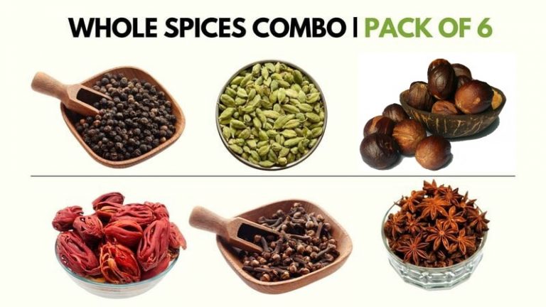 6 in 1 Spices combo pack (540 g) - Spices Wala | Kerala Spices Online